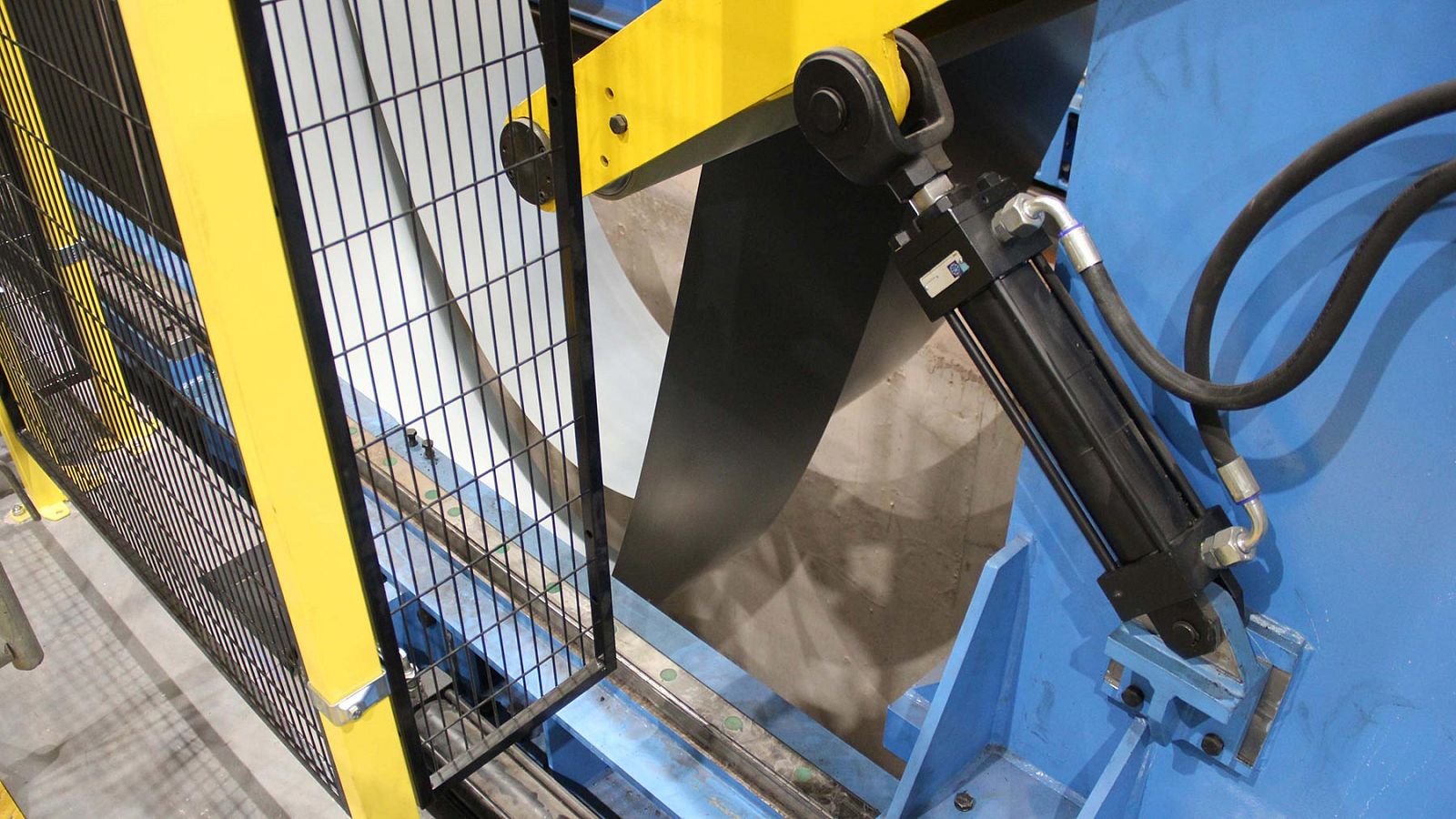 Meridian Steel slitting line machine foundation