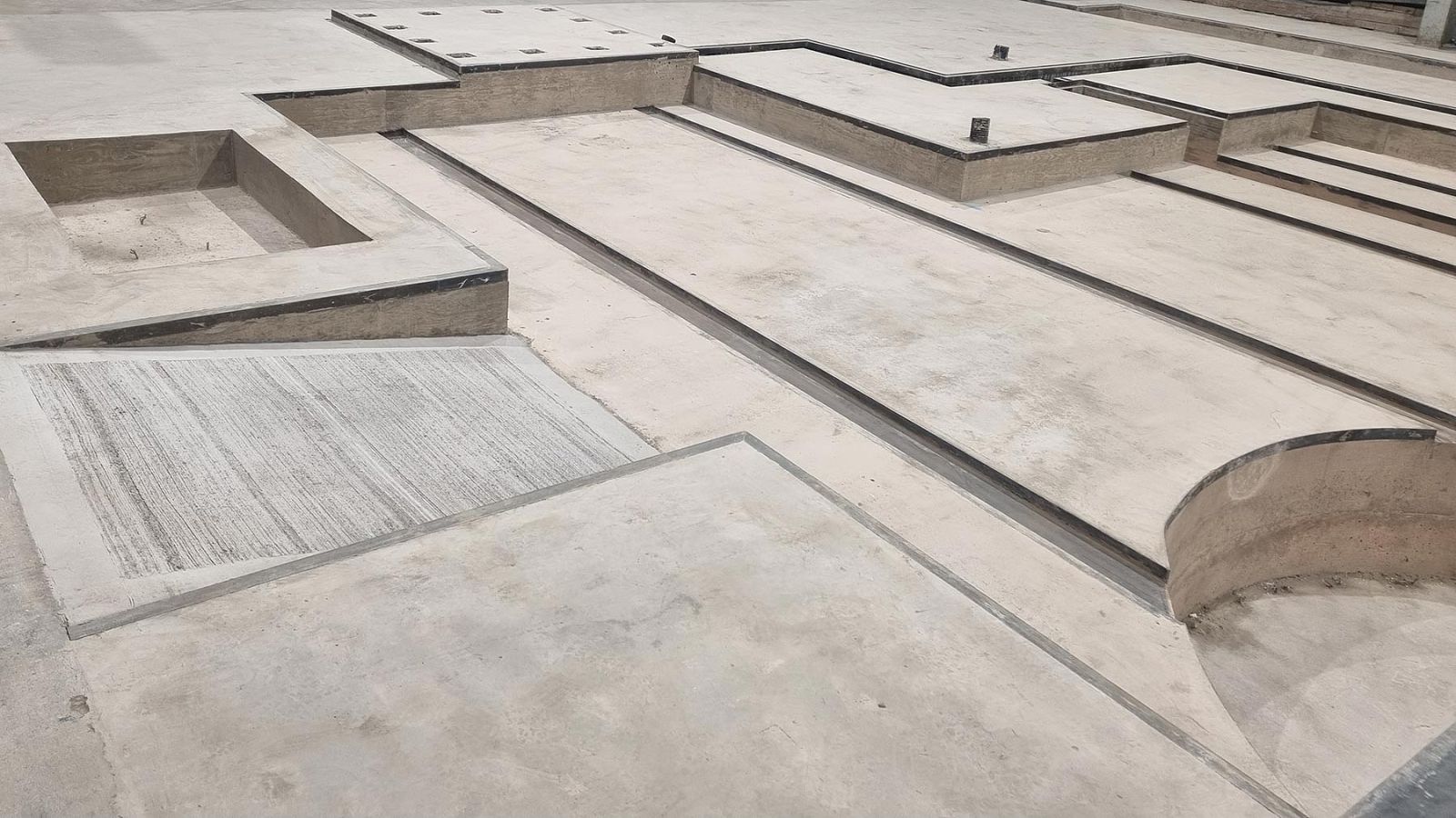 Meridian Steel slitting line machine foundation